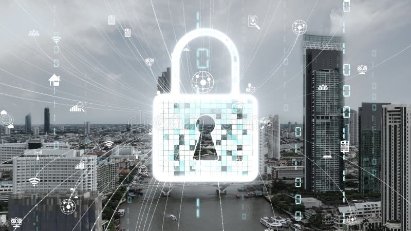 Cyber Security and Alteration Data Protection on Digital Platform Stock ...