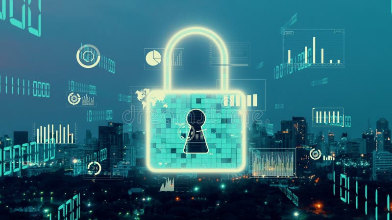 Cyber Security and Alteration Data Protection on Digital Platform Stock ...