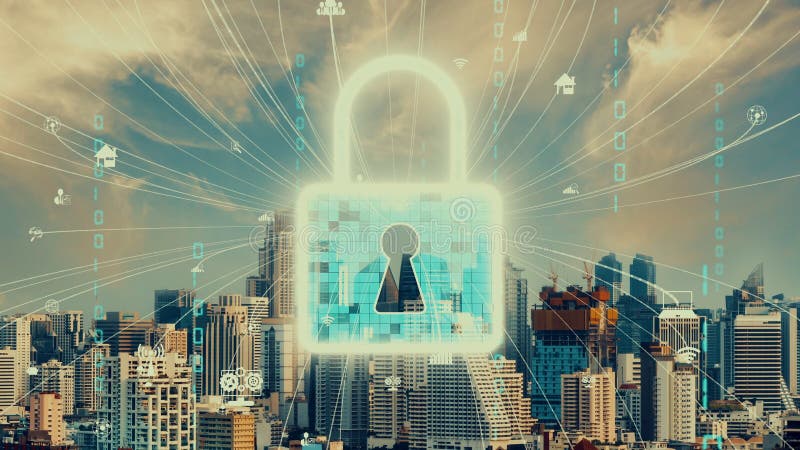 Cyber Security and Alteration Data Protection on Digital Platform Stock ...