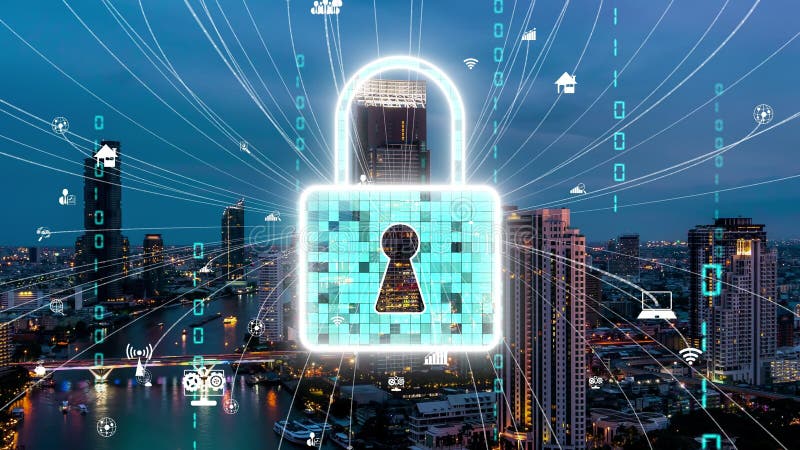 Cyber Security and Alteration Data Protection on Digital Platform Stock ...