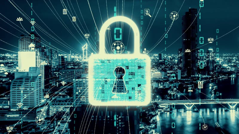 Cyber Security and Alteration Data Protection on Digital Platform Stock ...