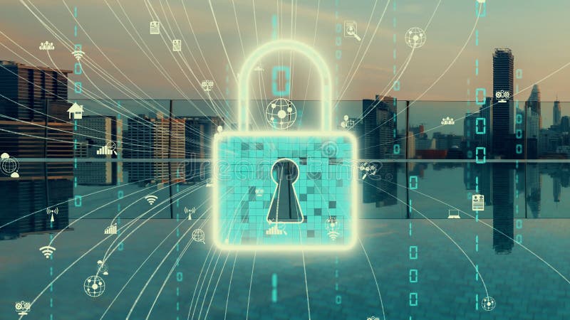 Cyber Security and Alteration Data Protection on Digital Platform Stock ...