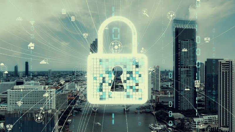 Cyber Security and Alteration Data Protection on Digital Platform Stock ...