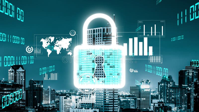 Cyber Security and Alteration Data Protection on Digital Platform Stock ...