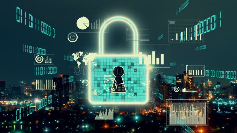 Cyber Security and Alteration Data Protection on Digital Platform Stock ...