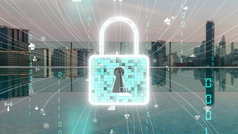 Cyber Security and Alteration Data Protection on Digital Platform Stock ...