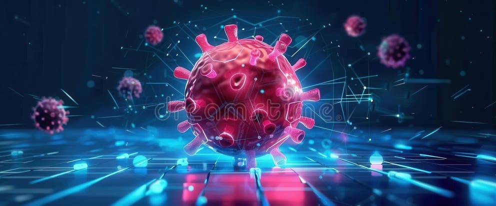 Cyber Security. Antivirus Software Protects Computers from Malware and ...