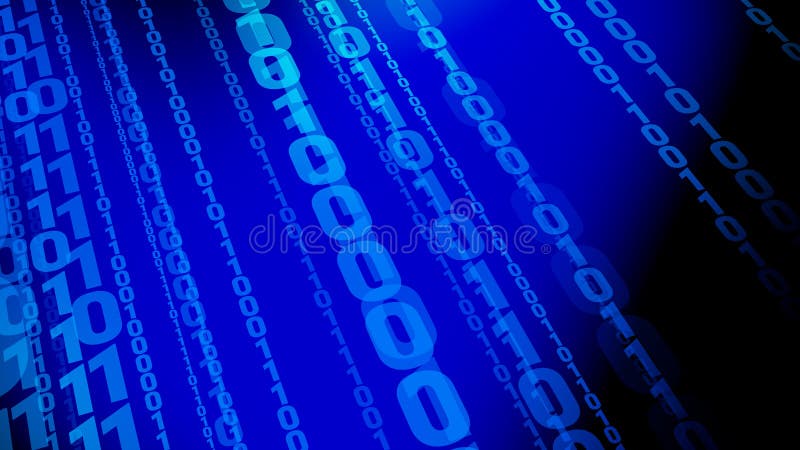 Binary Code Background with Abstract Binary Concept and Blue Background ... Binary Code Background with Abstract Binary Concept and Blue Background ...