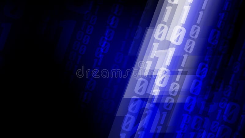 Cyber Security In Binary Code Rectangles Protecting Digital Communication And Data Against Cyber