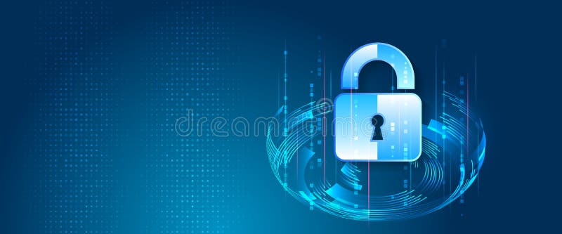 Cyber Security for Business and Internet Projects. Vector Illustration ...