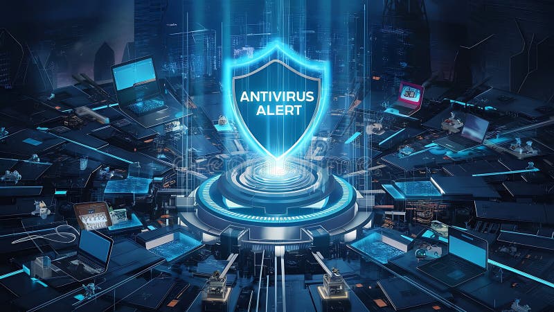 CYBER SECURITY Business Technology Antivirus Alert Protection Security ...