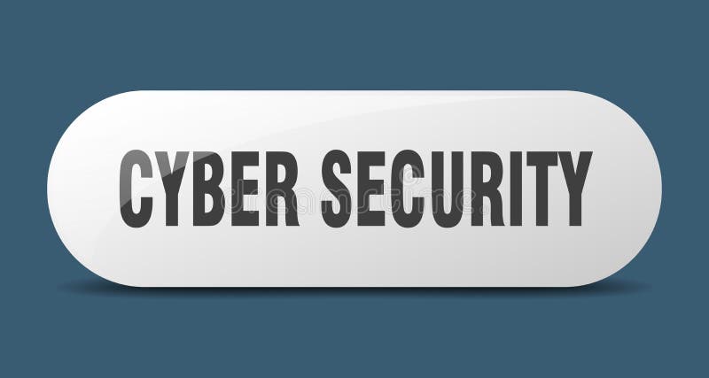 Cyber Security Button. Cyber Security Sign. Key. Push Button Stock ...