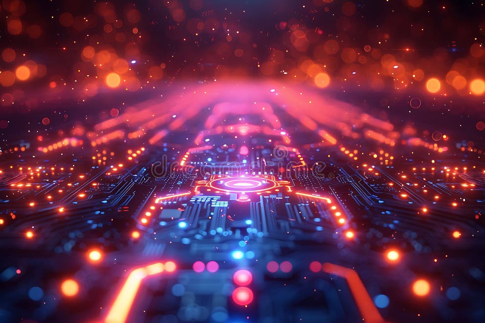 Cyber Security Canvas: Unlocking Digital Potential Stock Image - Image ...