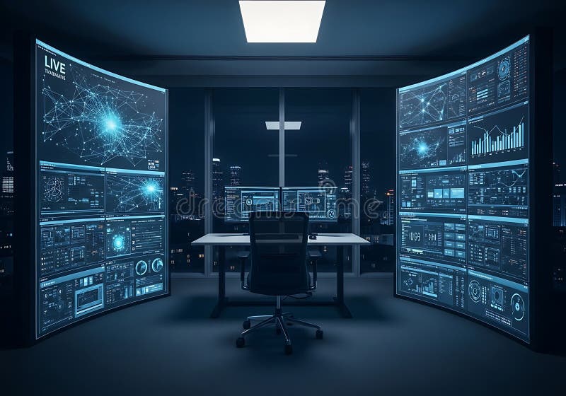 Security Command Center Stock Illustrations – 2,270 Security Command ...