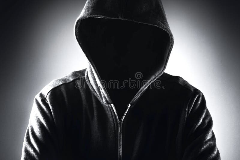 Cyber Security, Computer Hacker with Hoodie Stock Photo - Image of ...