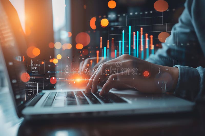 Cyber Security, Computer and Technology for Business Purpose Stock ...