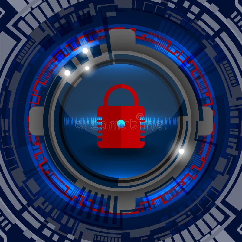 Cyber Digital Concept stock vector. Illustration of design - 95914299