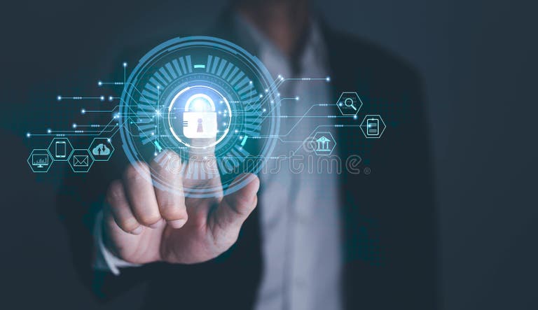 Cyber Security Concept, Data Protection and Secured Internet Access ...