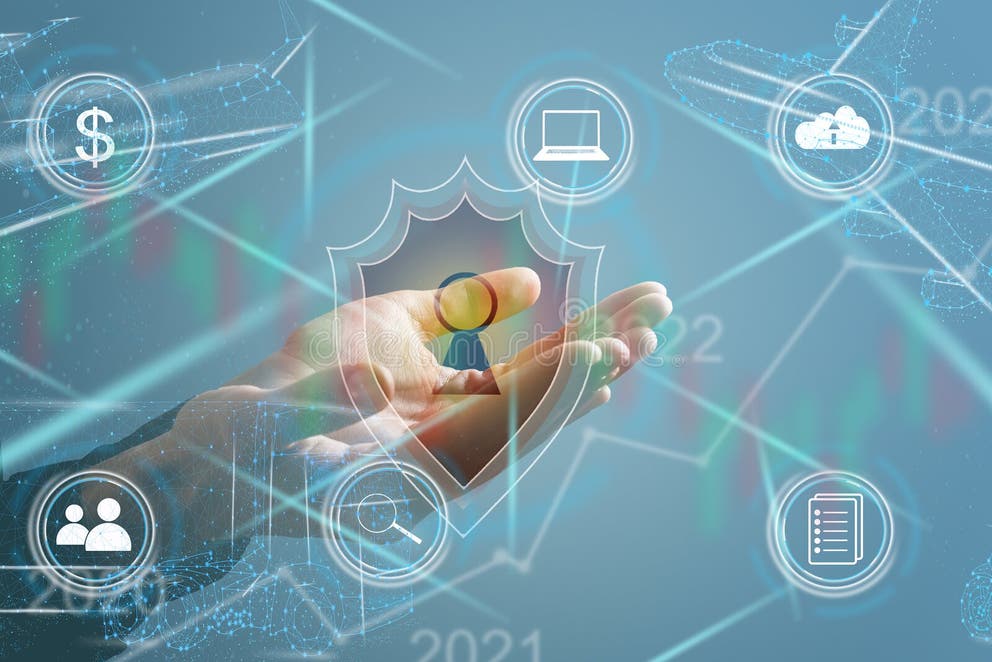 Cyber Security Concept. Encryption. Data Protection. Anti Virus ...