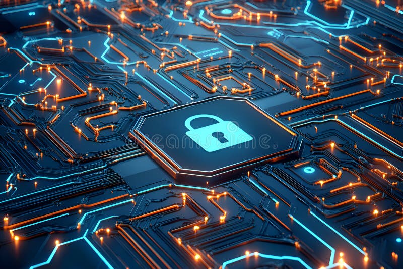 Cyber Security Concept Information Security And Encryption Secure Access To User S Personal