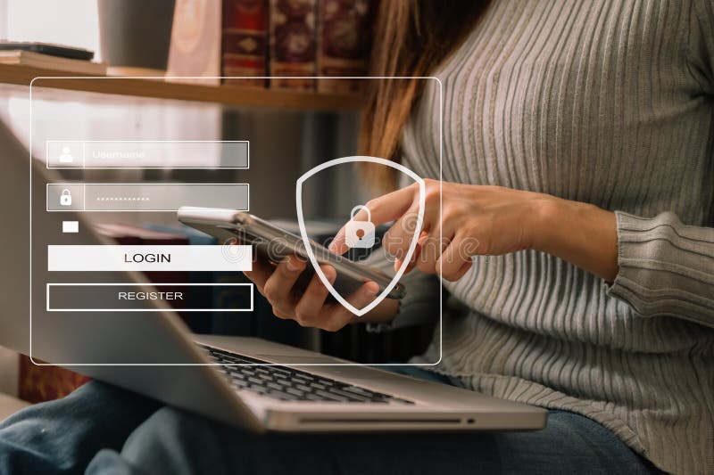 Cyber Security Concept, Login, User, Identification Information ...
