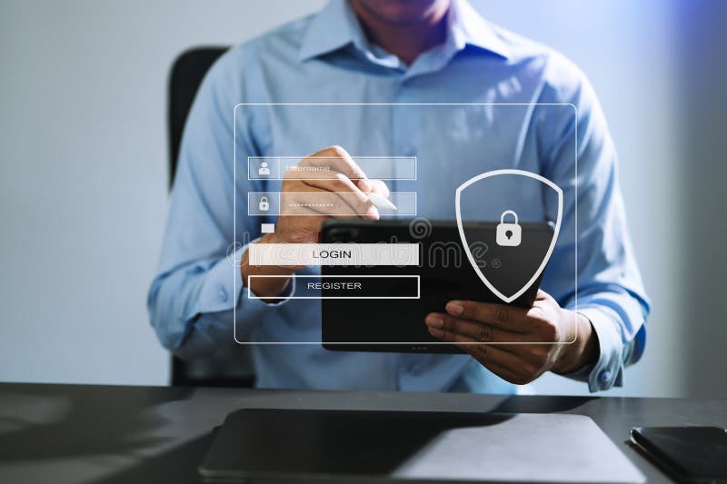 Cyber Security Concept, Login, User, Identification Information ...