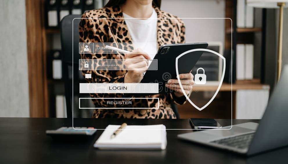 Cyber Security Concept, Login, User, Identification Information ...