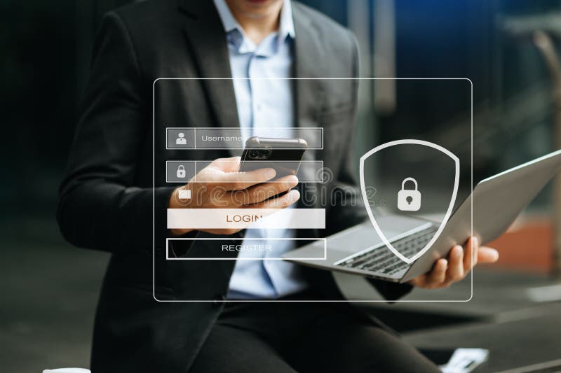 Cyber Security Concept, Login, User, Identification Information ...