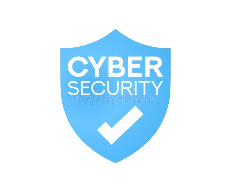 Cyber Security Concept Logo Design. Shield Protection, Abstract ...