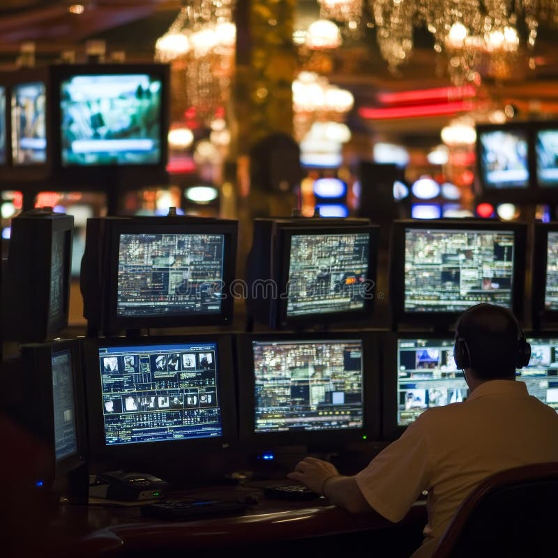 Cyber Security Concept with People Working on Computers in the Night ...