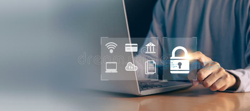 Cyber ??security Concept, Privacy and Encryption, Secure Internet ...