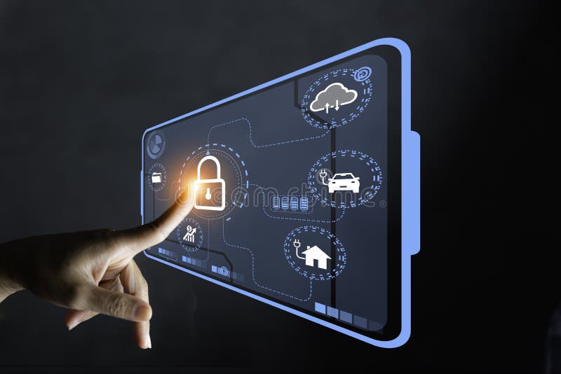 Cyber Security Concept Protect Information on Internet Network ...