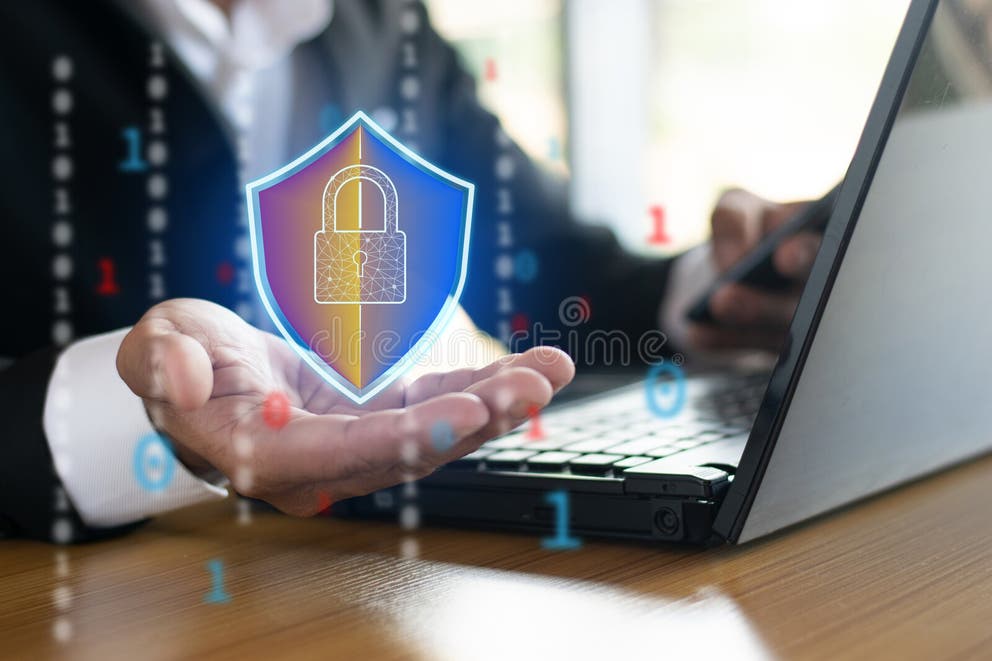 Cyber Security Concept Security, User Privacy and Encryption Secure ...