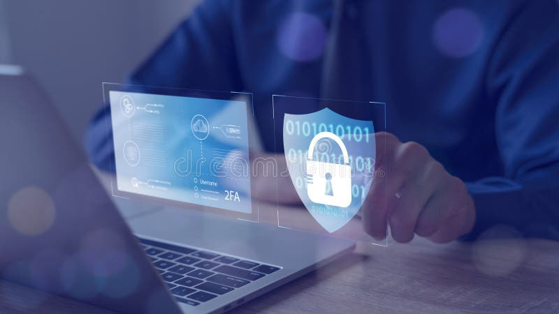 Cyber Security Concept Security, User Privacy and Encryption Secure ...