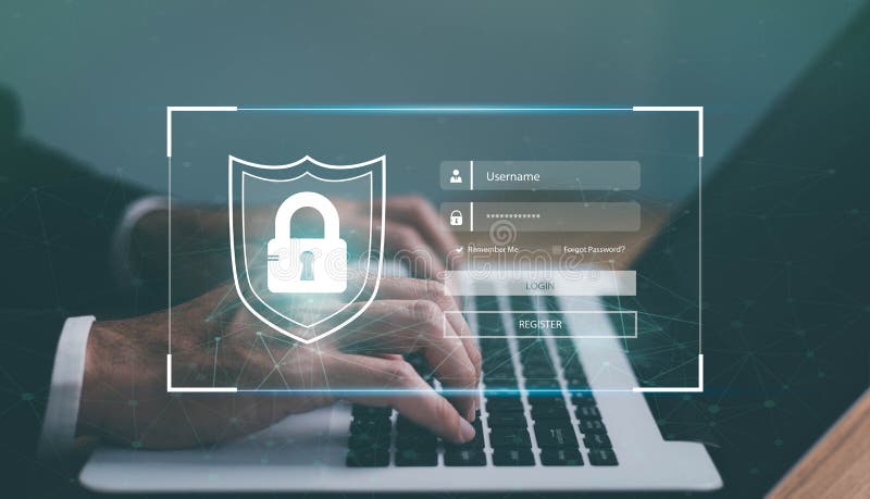 Cyber Security Concept. User Typing Login and Password, Cyber Security ... Cyber Security Concept. User Typing Login and Password, Cyber Security ...