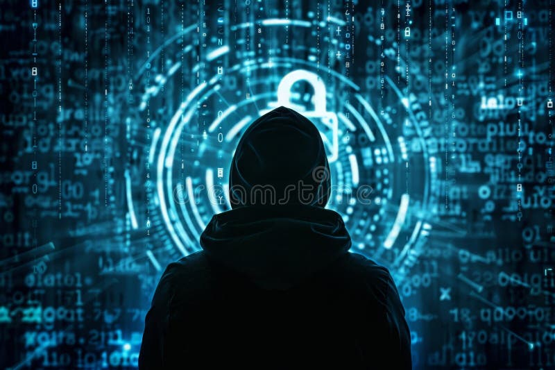 Cyber Security Conceptual Visualization Stock Illustration ... Cyber Security Conceptual Visualization Stock Illustration ...