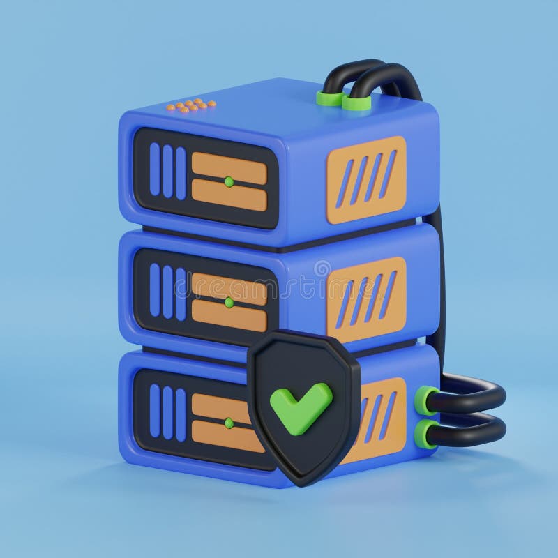 Cyber Security 3D, Laptop and Cloud Data Under Protection. Cybersecurity, Antivirus, Encryption ...