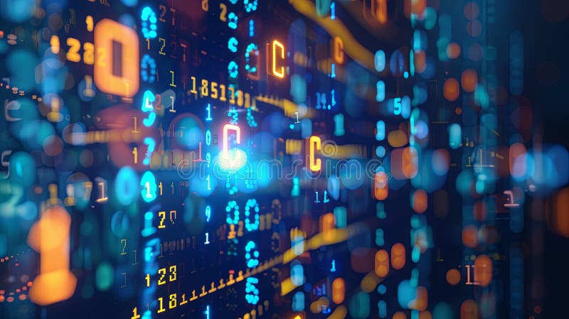 Background Digital Binary Code Stock Illustrations – 124,474 Background Digital Binary Code ...