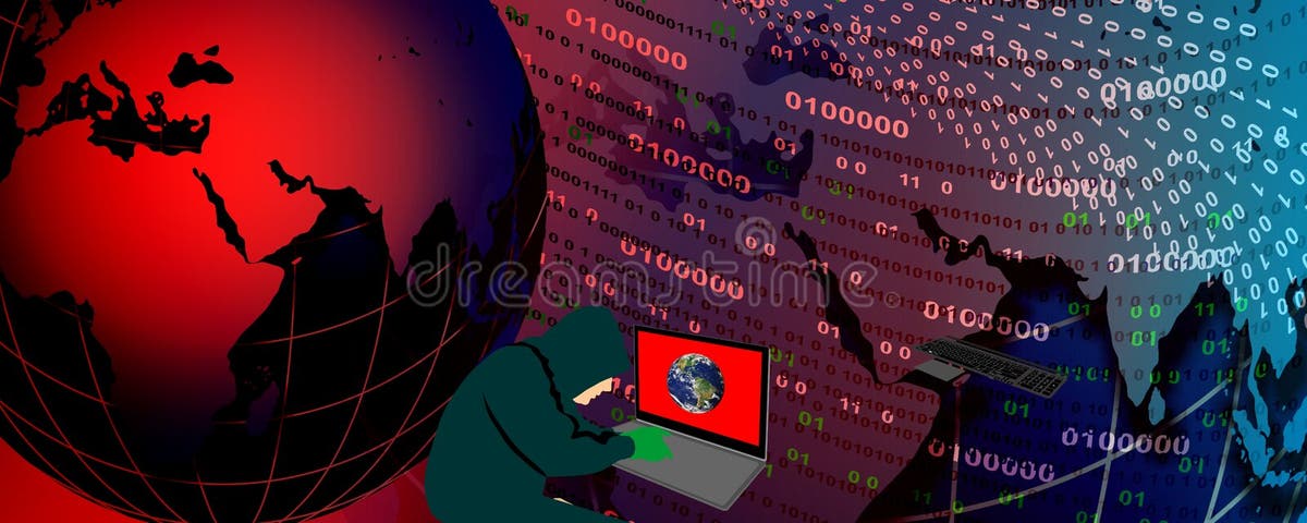 Cyber Security Monitor Stock Illustrations – 25,001 Cyber Security ...