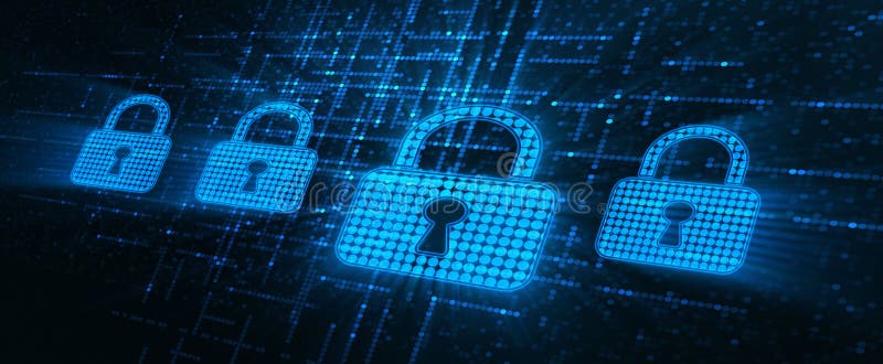 Cyber Security Data Protection Business Privacy Concept Stock Image ...