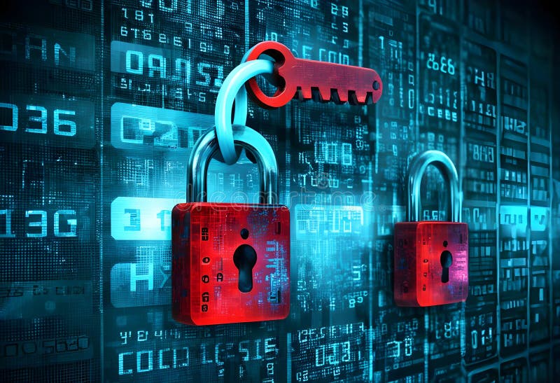 Cyber Security Data Protection Business Privacy Concept Stock ...