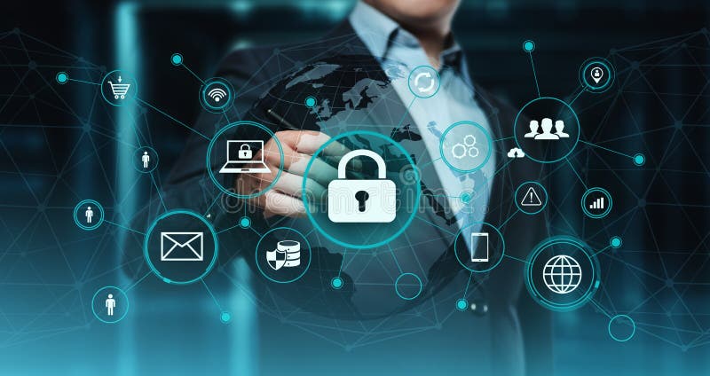 Cyber Security Data Protection Business Technology Privacy Concept ...