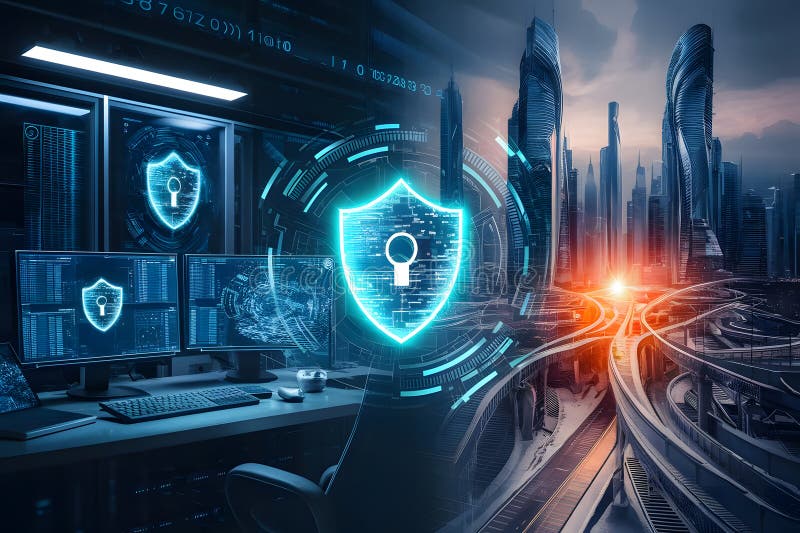 Cyber Security Data Protection Business Technology Privacy Concept ...