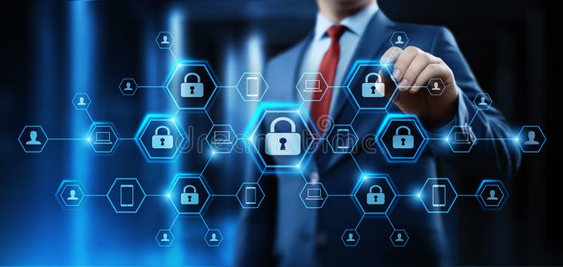 Cyber Security Data Protection Business Technology Privacy Concept ...