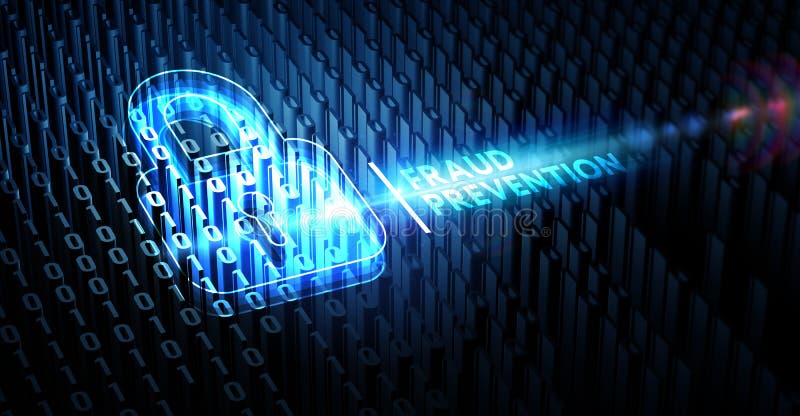 Cyber Security Data Protection Business Technology Privacy Concept 3d
