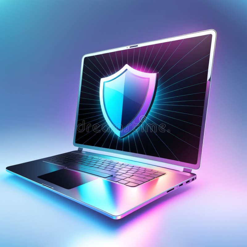 Cyber Security Data Protection Business Technology Privacy Concept. 3d ...