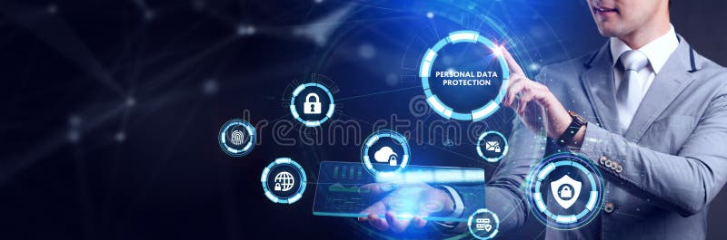 Cyber Security Data Protection Business Technology Privacy Concept ...