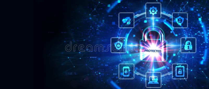Cyber Security Data Protection Business Technology Privacy Concept ...