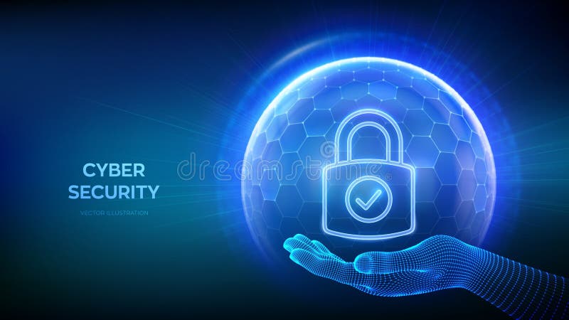 Cyber Security Data Protection Concept Stock Illustrations – 109,399 ...