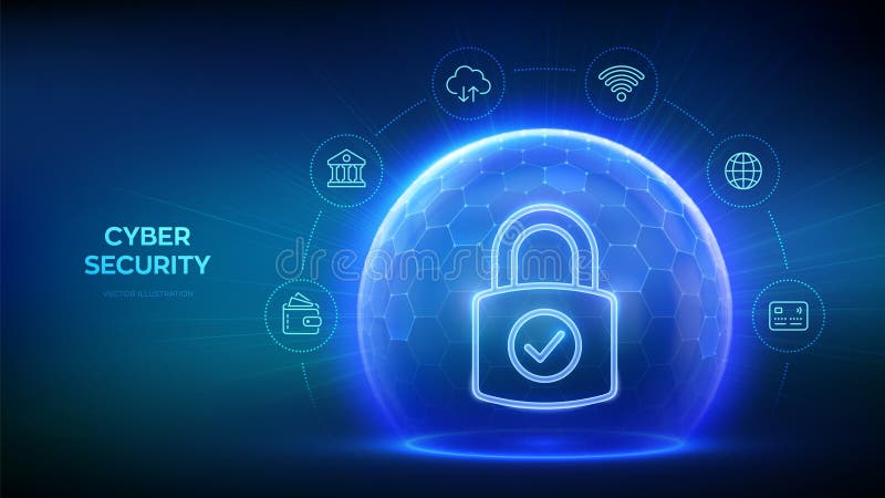 Cyber Security Data Protection Concept Stock Illustrations – 109,399 ...